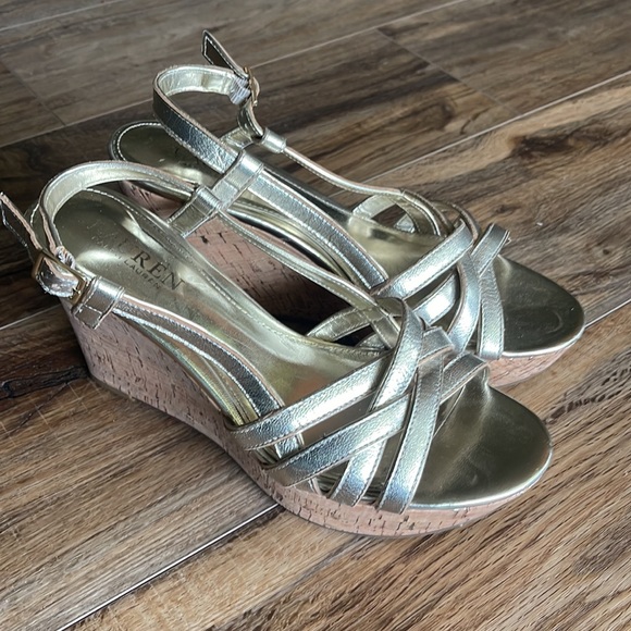 Lauren Ralph Lauren | Shoes | Lauren Ralph Lauren Quaylin Wedge Sandals ...